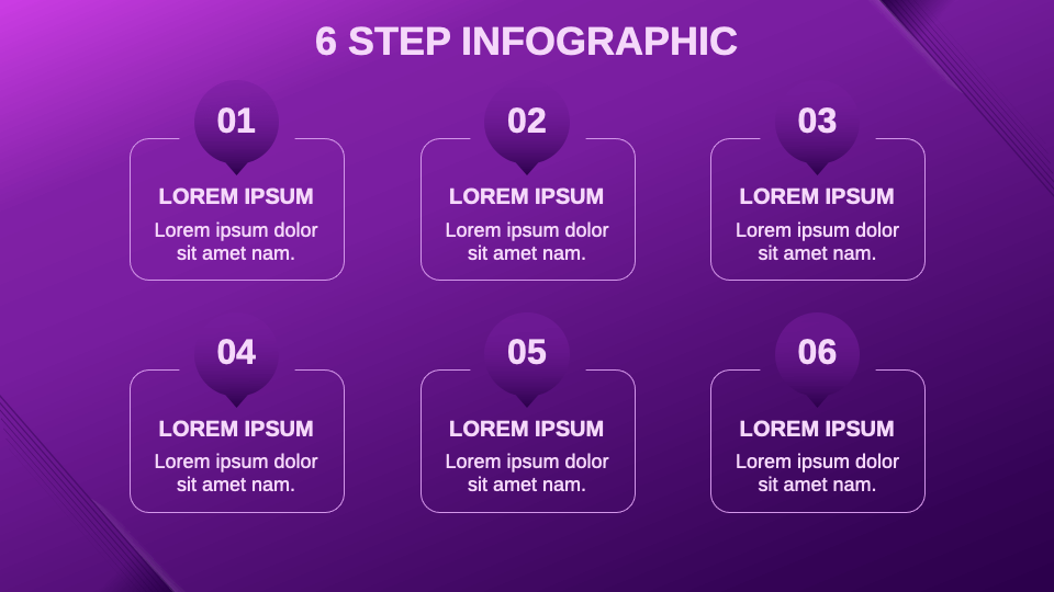 Free Purple Background Presentation for Google Slides and PowerPoint
