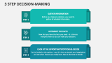 3 Step Decision-Making PowerPoint and Google Slides Template - PPT Slides