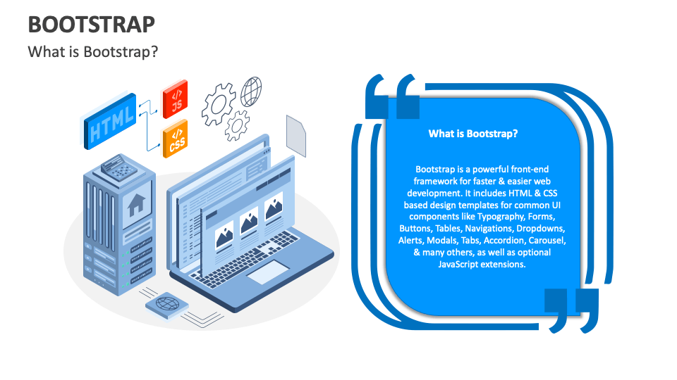 Bootstrap PowerPoint and Google Slides Template - PPT Slides
