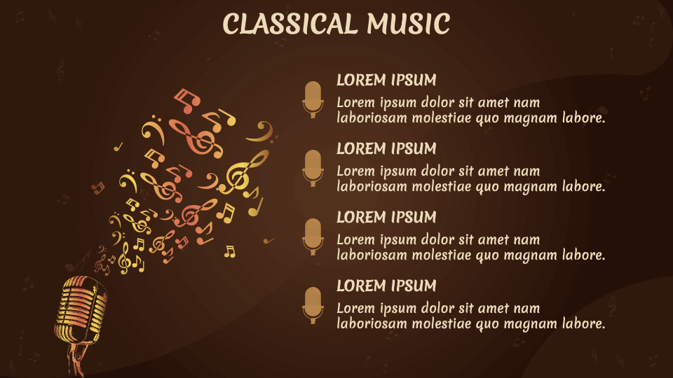 Free Music Presentation Theme for Google Slides and PowerPoint