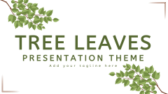 Free Tree Leaves Theme for Google Slides and PowerPoint
