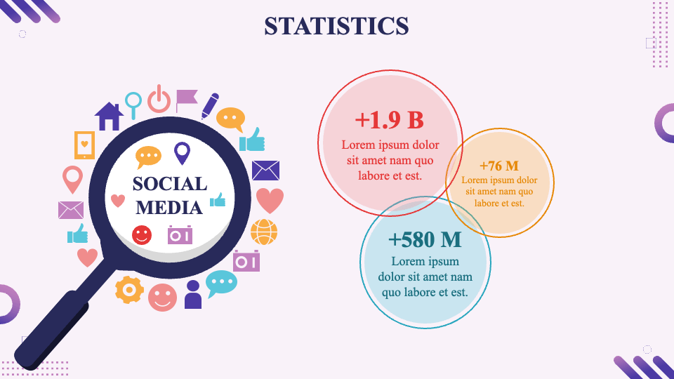 Free Social Media Theme for Google Slides and PowerPoint