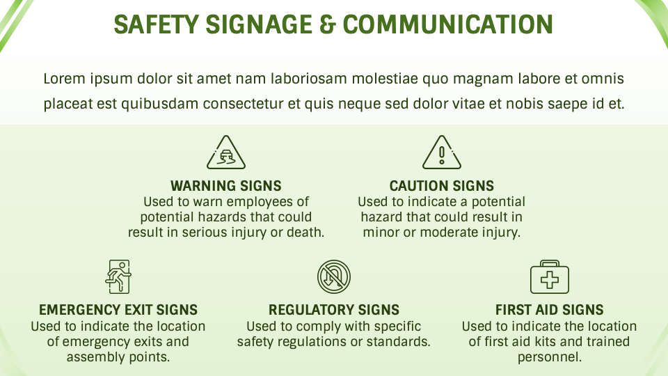 Health and Safety Training Template for Google Slides and PowerPoint ...