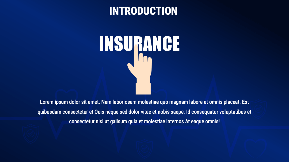Insurance Plan Presentation for PowerPoint and Google Slides - PPT Slides