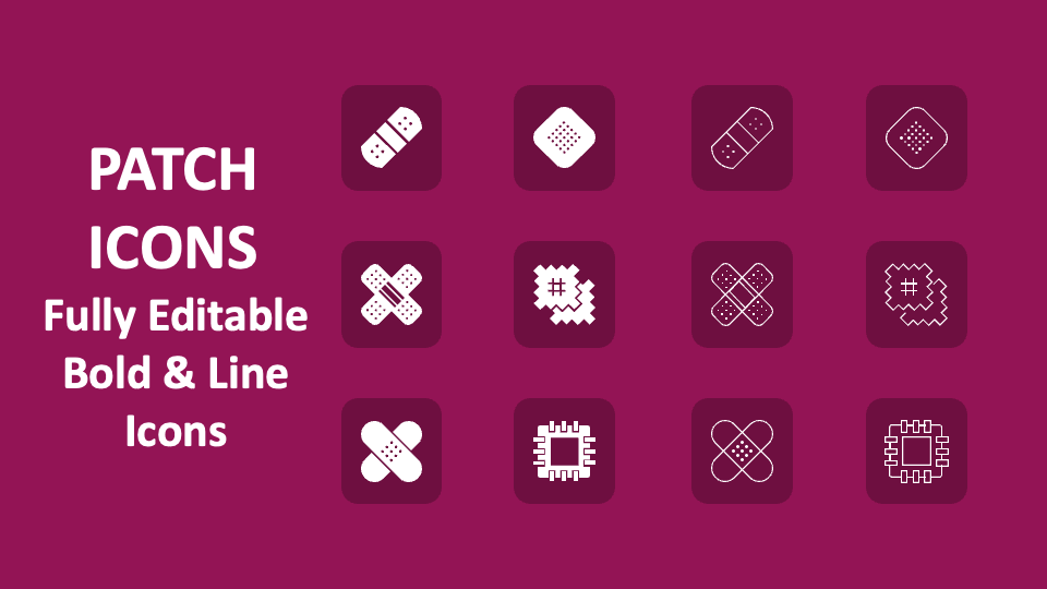 Patch Icons for Google Slides and PowerPoint