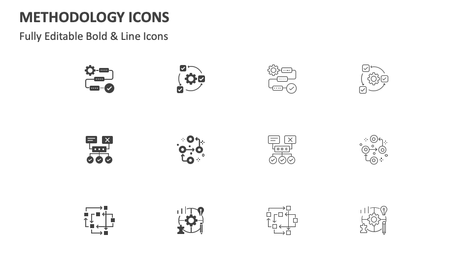 Methodology Icons for PowerPoint and Google Slides - PPT Slides