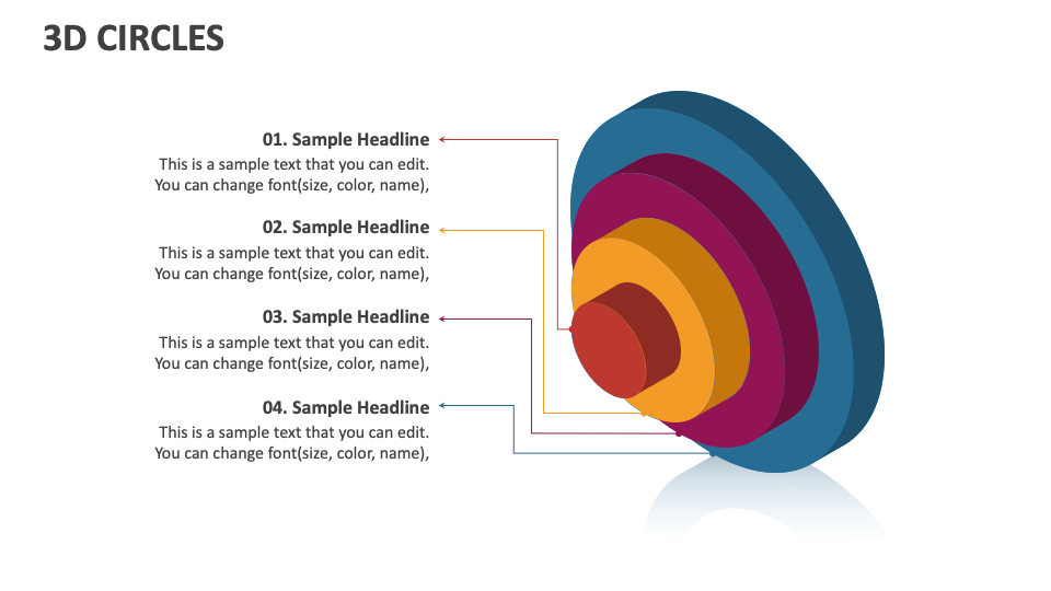 3D Circles PowerPoint and Google Slides Template - PPT Slides