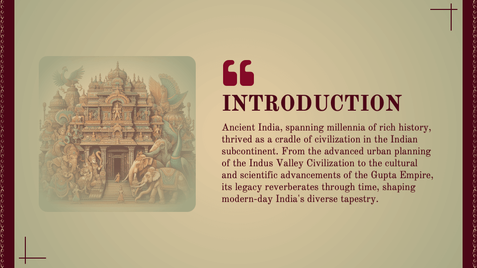 Free Ancient India Presentation Theme for Google Slides and PowerPoint ...
