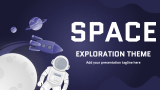 Free Space Exploration Theme for Google Slides and PowerPoint