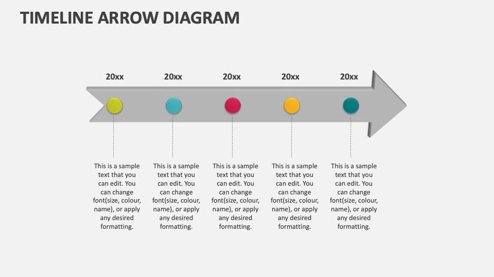 Timeline Arrow Diagram Template for PowerPoint and Google Slides - PPT Slides