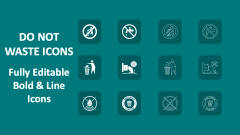 Do Not Waste Icons for Google Slides and PowerPoint