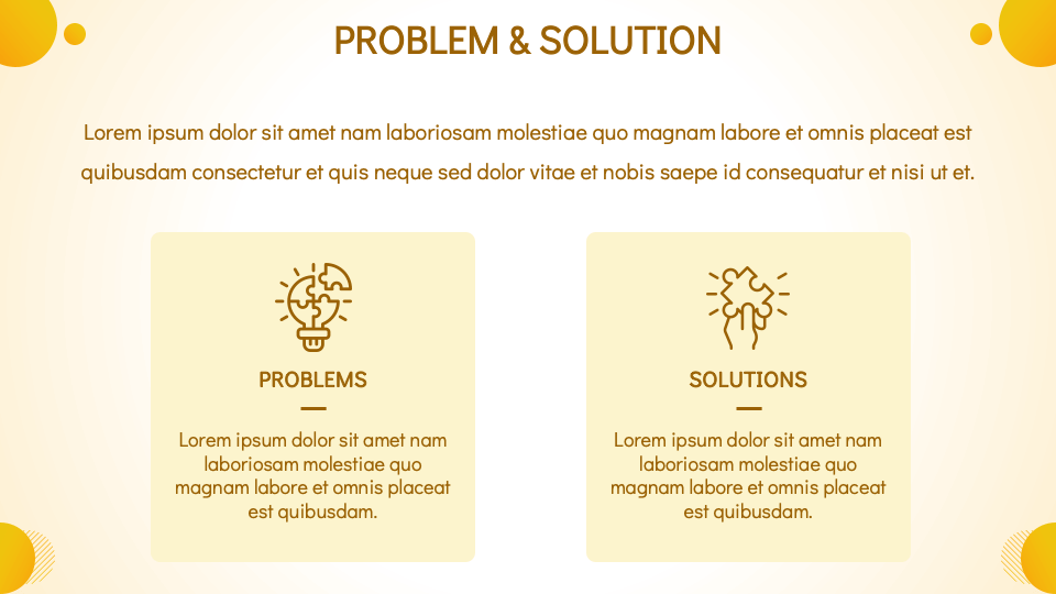 Aesthetic Yellow Background Presentation Theme for Google Slides and ...