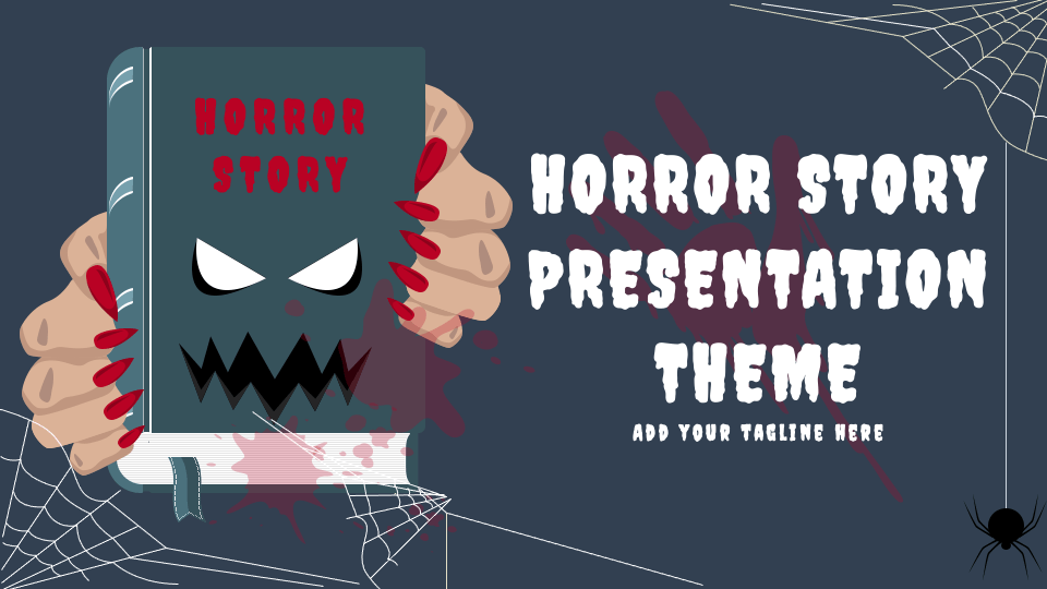 Horror Story Presentation Theme for PowerPoint and Google Slides - PPT ...