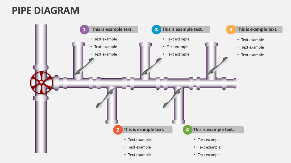 Pipe Diagram Template for PowerPoint and Google Slides - PPT Slides