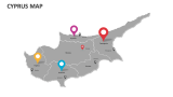 Cyprus Map for Google Slides and PowerPoint - PPT Slides