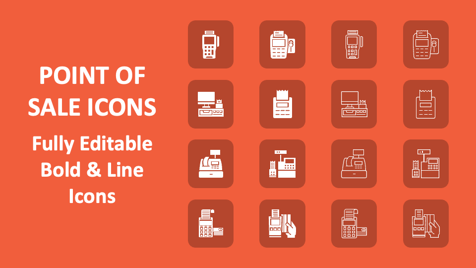 Point of Sale Icons for Google Slides and PowerPoint
