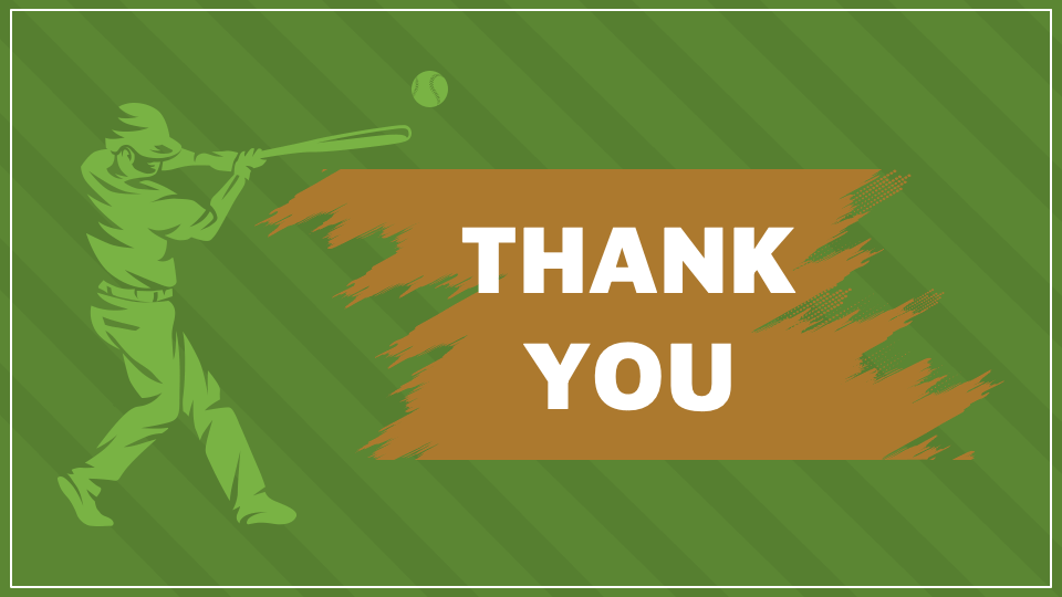 Free Baseball Presentation Theme for Google Slides and PowerPoint