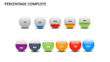Percentage Complete Template for PowerPoint and Google Slides - PPT Slides