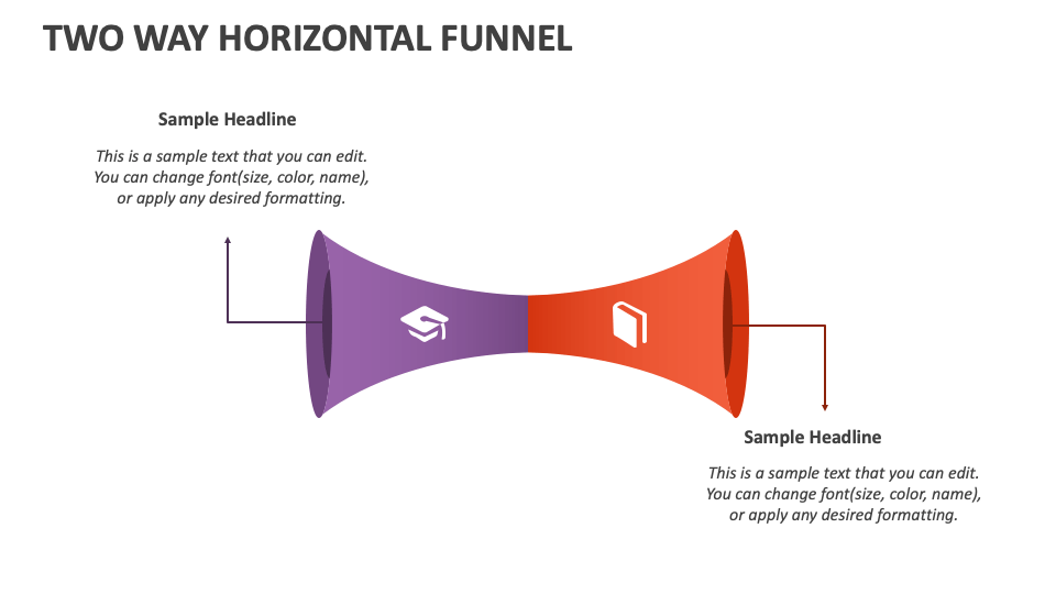 Horizontal Funnel Icon