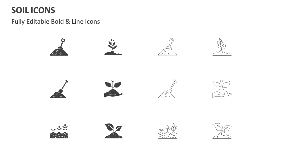 Soil Icons for Google Slides and PowerPoint