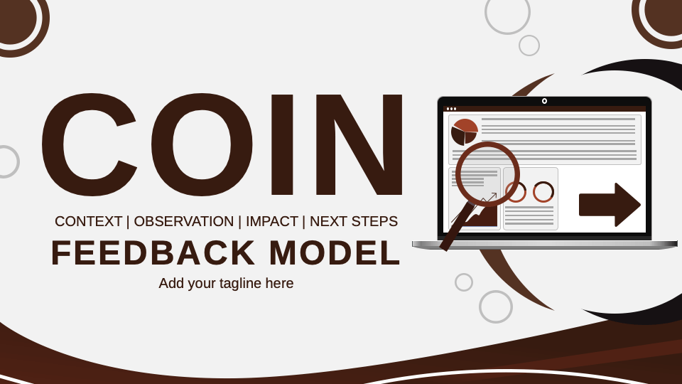 COIN Feedback Model Template for Google Slides and PowerPoint - PPT Slides