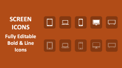 Screen Icons for Google Slides and PowerPoint