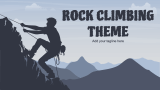 Free Rock Climbing Presentation Theme for Google Slides and PowerPoint