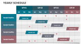 Yearly Schedule PowerPoint and Google Slides Template - PPT Slides