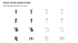 Raise your Hand Icons for Google Slides and PowerPoint