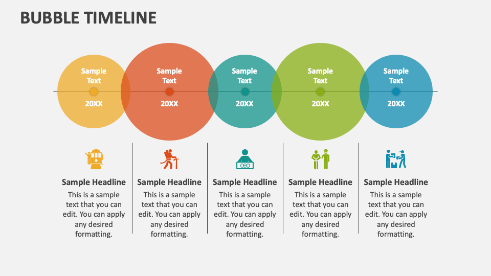 Bubble Timeline PowerPoint and Google Slides Template - PPT Slides
