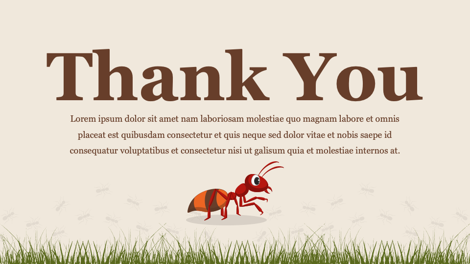Free Ant Theme for Google Slides and PowerPoint