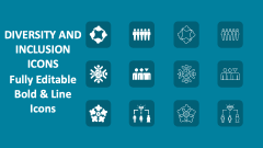 Diversity and Inclusion Icons for Google Slides and PowerPoint