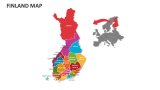 Finland Map for Google Slides and PowerPoint - PPT Slides
