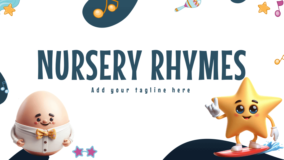 Nursery Rhymes Template for Google Slides and PowerPoint - PPT Slides
