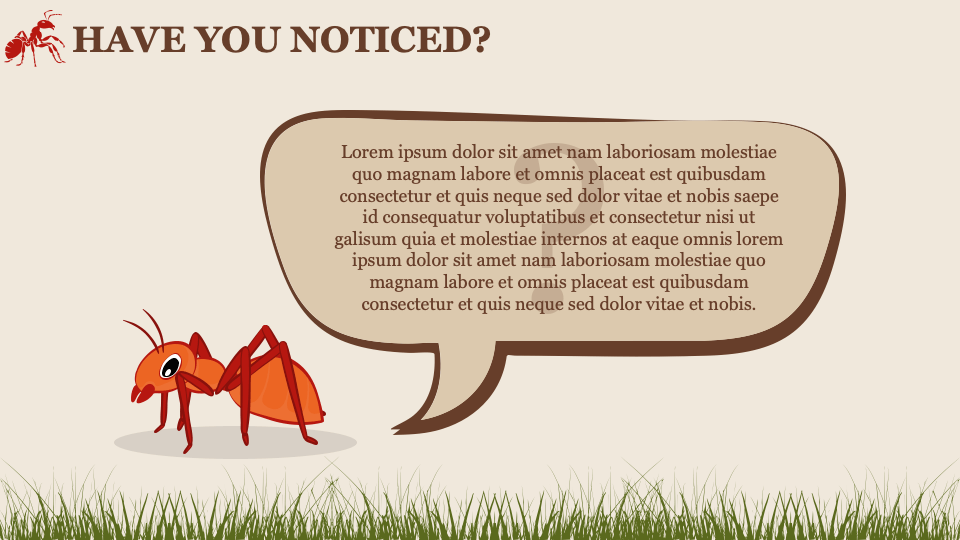 Free Ant Theme for Google Slides and PowerPoint