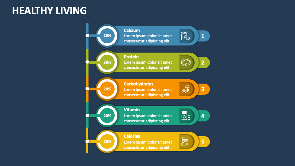 Healthy Living Template for PowerPoint and Google Slides - PPT Slides