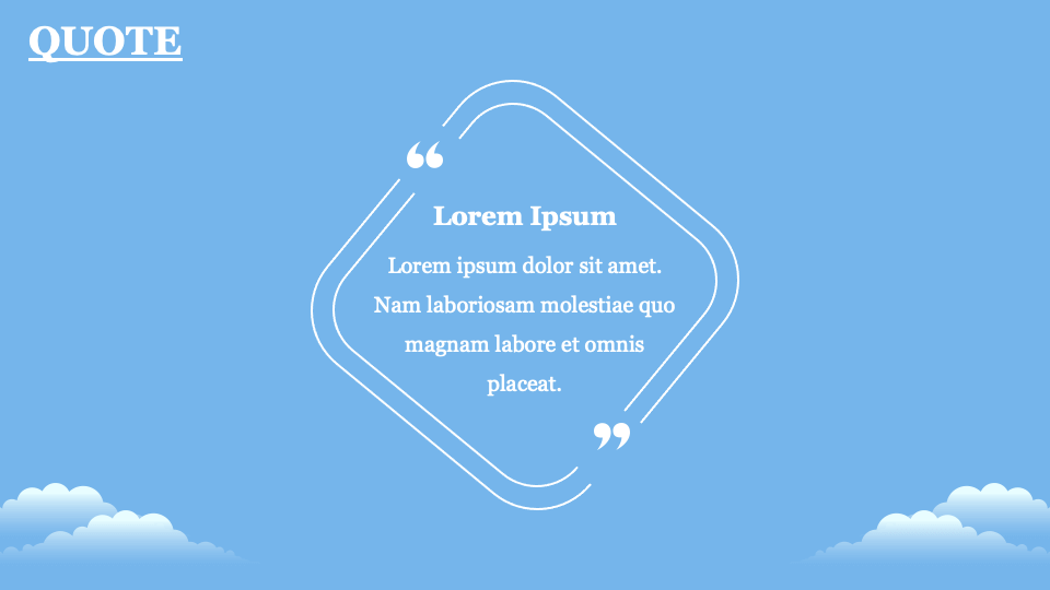 Free Sky Presentation Theme for PowerPoint and Google Slides - PPT Slides