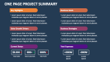 One Page Project Summary Template for Google Slides and PowerPoint ...