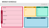 Weekly Schedule Template for Google Slides and PowerPoint - PPT Slides