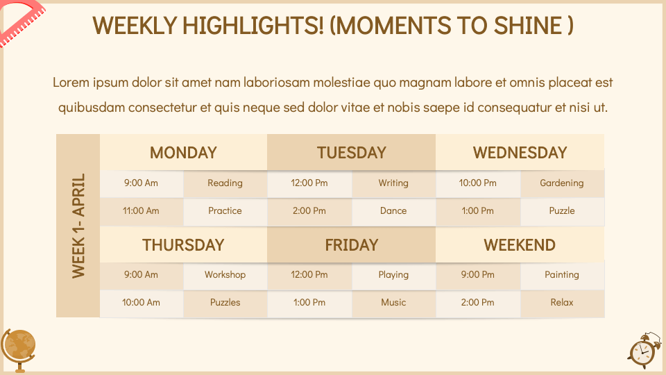 Free - My Class Agenda Presentation Template for Google Slides and ...