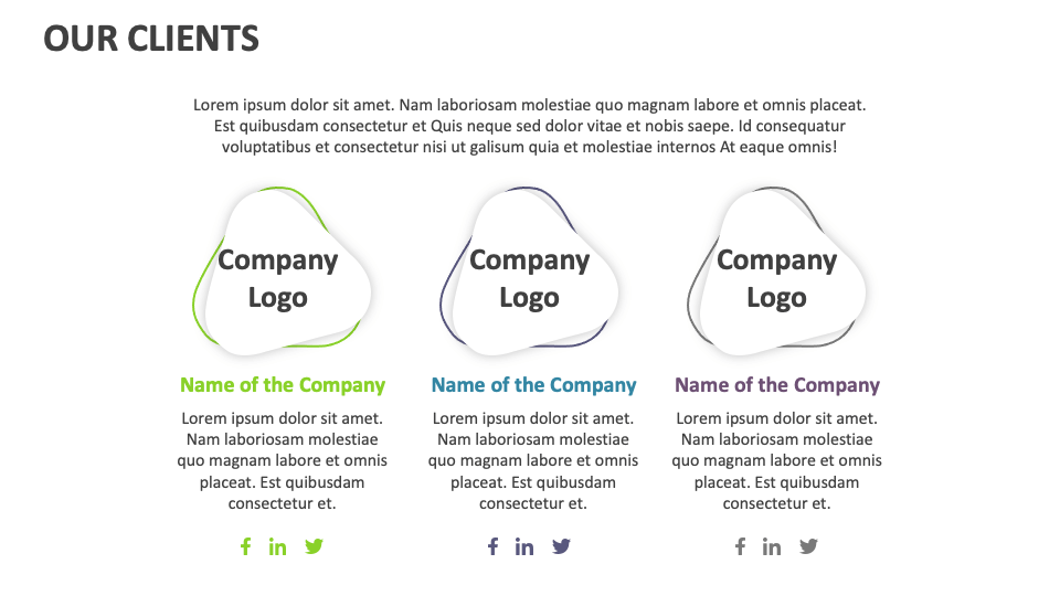 Our Clients Template for Google Slides and PowerPoint - PPT Slides