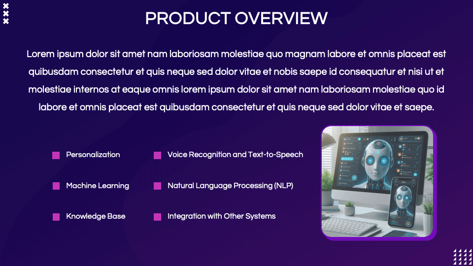 AI Chatbot Pitch Deck for Google Slides and PowerPoint - PPT Slides