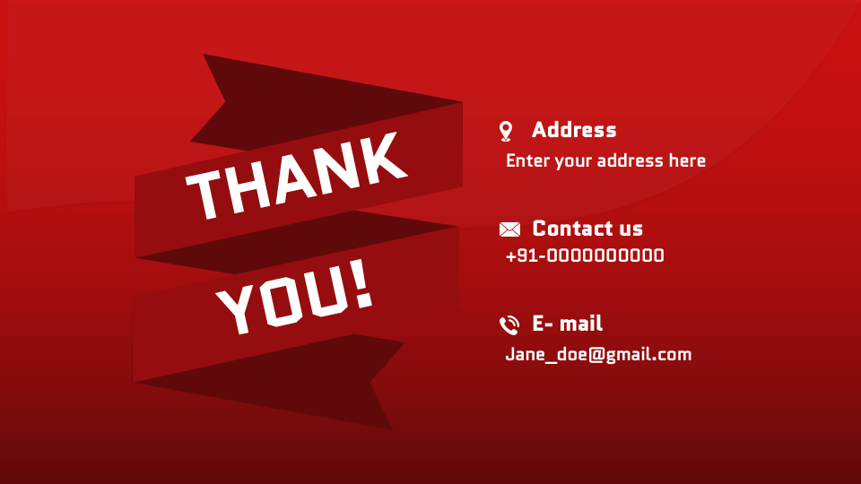 Red Background Presentation Theme for PowerPoint and Google Slides ...