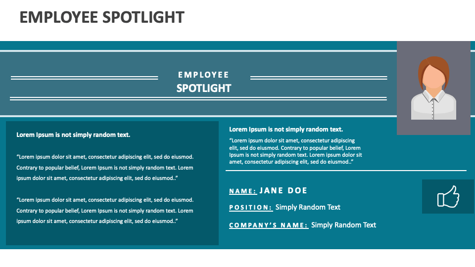 Employee Spotlight Template for PowerPoint and Google Slides - PPT Slides