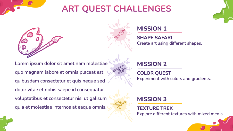 Free - Art Education for Kids Template for Google Slides and PowerPoint ...