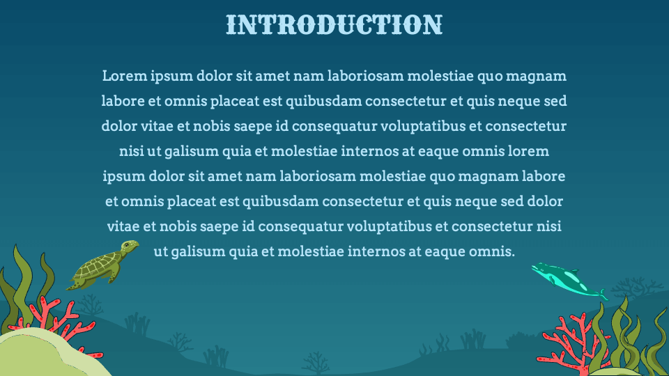 Free Ocean Theme for Google Slides and PowerPoint