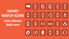 Smart Watch Icons for Google Slides and PowerPoint