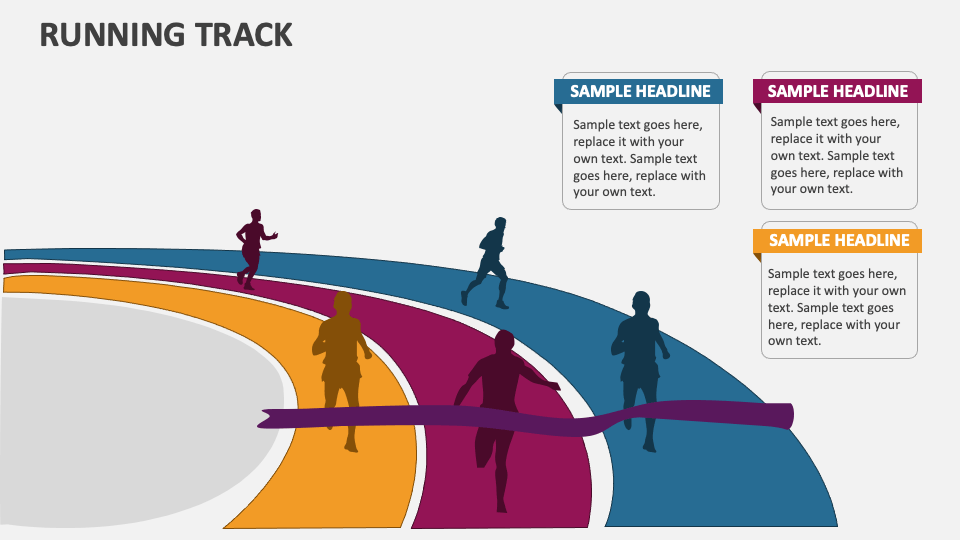 Running Track PowerPoint and Google Slides Template - PPT Slides