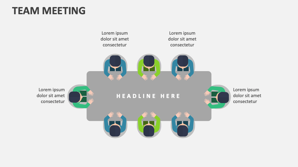 Team Meeting PowerPoint and Google Slides Template - PPT Slides