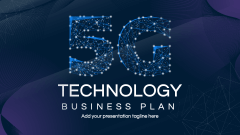 5G Technology Business Plan Template for Google Slides and PowerPoint